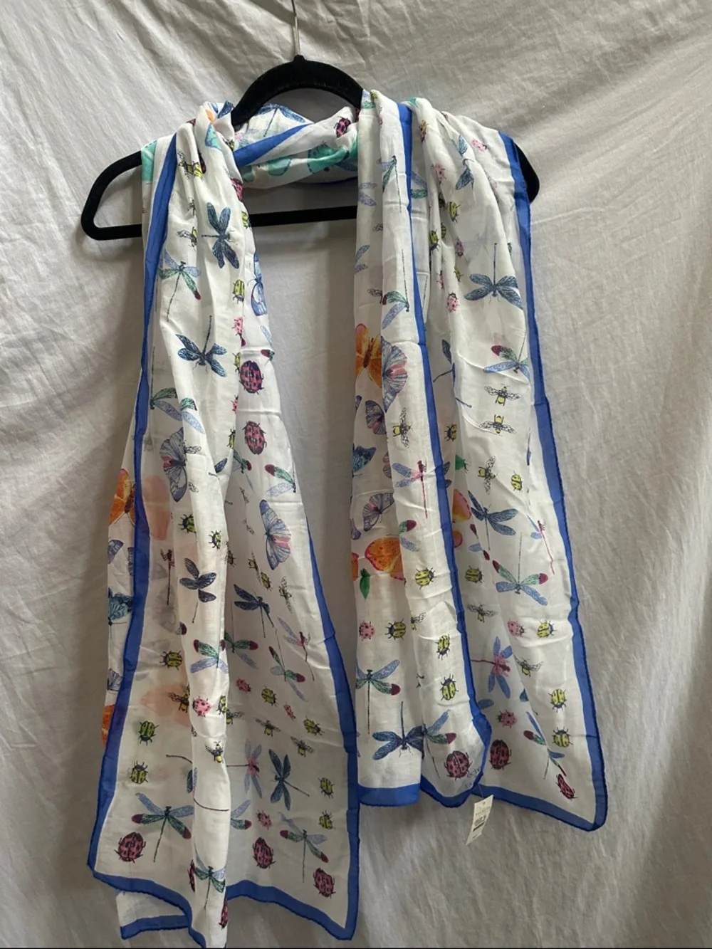 Talbots | Accessories | Talbots Echo Sheer Insect Print Scarf With ...